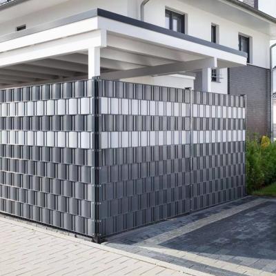 China UV Resistant PVC Strip Screen Fence with 19cm Width for Easy Installation in Garden and Balcony for sale