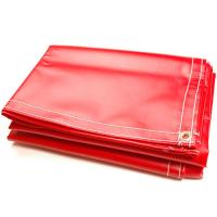 China 18oz Waterproof Woven Heavy Duty PVC Vinyl Tarp Mildew Resistant For Outdoor Applications for sale