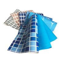 China Coated PVC Pool Liner With Cleartarpaulin Pattern Temperature Resistant Tarpaulin Installation for sale