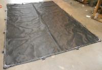China SGS.REACH Certified PVC Mesh Fabric For Dump Truck Warp Knitted Type for sale