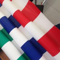 China Warp Knitted Type PVC Tent Fabric With Tensile Strength 2000N-5000N for sale