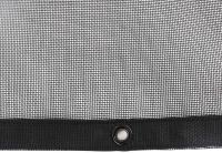 China 30% PVC 70% Polyester PVC Dipped Black Mesh Fabric For Heavy Duty Applications for sale