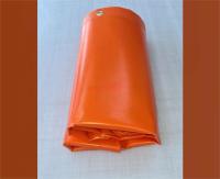 China 10-20 Oz PVC Vinyl Tarp With PVC Knife Coating Warp Knitted Type for sale
