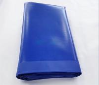 China 10-20 Oz PVC Vinyl Tarp With PVC Knife Coating Warp Knitted Type for sale