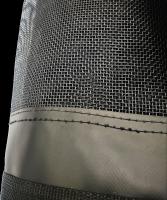 China Durable 30%PVC+70%Polyester PVC Mesh Fabric with 11x11 Mesh Construction and 0.3-0.5mm Thickness for Vehicle Dust Protection for sale