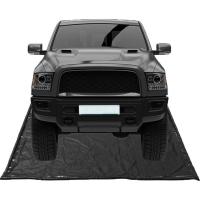 China PVC Portable Car Washing Mat Easy To Clean Black Grey for sale