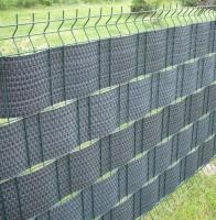 China Metal Type Pe Rattan Vinyl Fence Strips For Easy To Install Garden Fence for sale