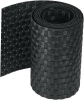 China Metal Type Pe Rattan Vinyl Fence Strips For Easy To Install Garden Fence for sale