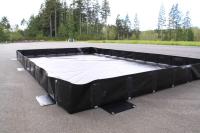 China Compatibility Leak Containment Berm 1000 Gallon Capacity UV Resistant Chemical Tolerant for sale