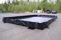 China Durable Foldable Oilspill Containment Berm For Fuels Oils Chemicals for sale