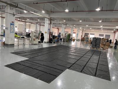 China Waterproof Tear-Resistant 610gsm Heavy Duty PVC Truck Cover for Flatbed Cargo Protection for sale