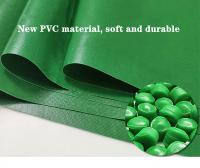 China Waterproof Vinyl Coated Polyester Tent Fabric For Camping Tents  High Tensile Strength for sale