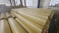 China Heavy Duty PVC Tarpaulin Fabric Roll Flame Retardant Tear Strength Wide Applications for sale