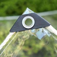 China Super Transparent Style PVC Vinyl Clear Tarpaulin Material With Mildew Resistance for sale
