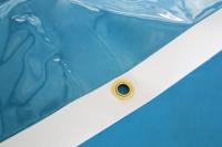 China Super Transparent Style PVC Vinyl Clear Tarpaulin Material With Mildew Resistance for sale