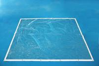 China Super Transparent Style PVC Vinyl Clear Tarpaulin Material With Mildew Resistance for sale