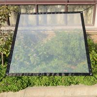 China Heavy Duty Pvc Transparent Tarpaulin With Grommets Tear Resistant Canopy Cover Tarp Outdoor for sale