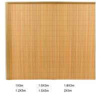 China 1M*3M PVC Vinyl Fence Roll UV Resistant Artificial Bamboo Roll For Garden for sale
