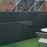 China Durable Easy To Install PVC Bamboo Garden Fence for sale