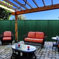 China Durable Easy To Install PVC Bamboo Garden Fence for sale