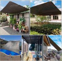 China Breathable Rectangular HDPE Balcony Sun Shade Net 50-95% Uv Protection for sale