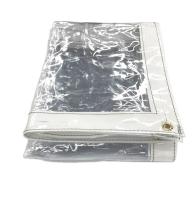 China Waterproof Anti-Aging Mildew Proof PVC Vinyl Sheet Clear PVC Tarpaulin for Balcony Enclosure for sale