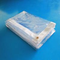 China Waterproof Anti-Aging Mildew Proof PVC Vinyl Sheet Clear PVC Tarpaulin for Balcony Enclosure for sale