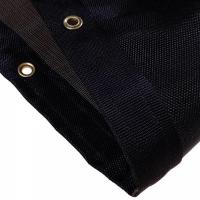 China 10oz Black Breathable Ventilation 1000D*1000D PVC Mesh Tarp Fabric For Truck for sale