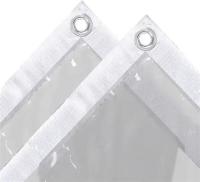 China Transparent Vinyl Tarpaulin Clear PVC Material Wedding Outdoor Awning for sale