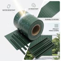 China European Modern Style Privacy Screen PVC Polyester Fence 0.19x35m With Clips for sale