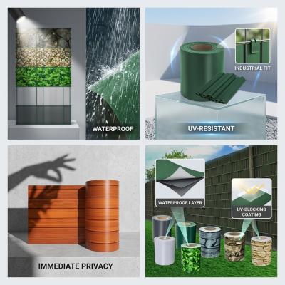 China Weather Resistant PVC Garden Fence Easy Installation Plastic Privacy Fence Outdoor Landscape Border Fence for sale