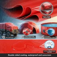 China Waterproof Dustproof Truck Cover Tarp Wear Resistant Weather Proof Tarpaulin For Truck Cargo Storage for sale