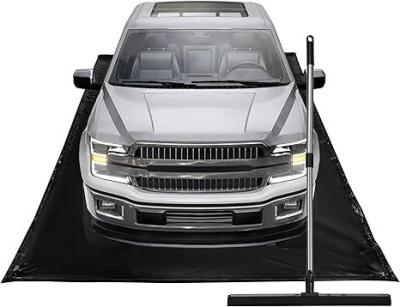 China Waterproof Under Car Garage Floor Containment Mat With Squeegee For Snow Rain Mud Oil Protection for sale