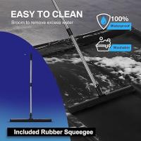 China Waterproof Under Car Garage Floor Containment Mat With Squeegee For Snow Rain Mud Oil Protection for sale