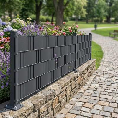China 19cm 4.75cm Width Garden PVC Fence Tape UV Resistant Privacy Screen Strip Roll for Garden for sale