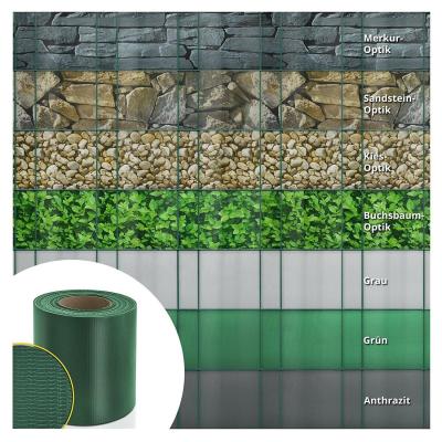 China Garden PVC Fence Tape UV Resistant Privacy Screen Strip for Chain Link Fence Parts for sale