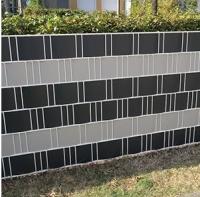 China Low Maintenance PVC Garden Fence Custom Size Outdoor Plastic Garden Fencing For Farm Villa for sale