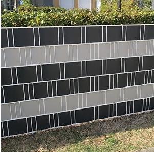 China Low Maintenance PVC Garden Fence Custom Size Outdoor Plastic Garden Fencing For Farm Villa for sale