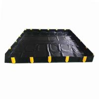 China Quick Snap Anti-Mildew PVC Waterproof Foam Wall Spill Containment Berm Oil Tank for sale