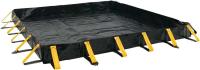 China Portable Foldable Containment Boom Pallet Tray Booms Containment Inflatable Oil Spill Boo for sale