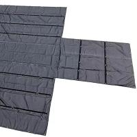 China 16oz 18oz PVC Knife Coated Fabric Blackout Vinyl Tarpaulin Flatbed Truck Lumber Tarp Cover Awning Industry Use Girls for sale