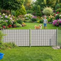China Privacy Screen Strips Fence 19 cm *35m Including 20 Clips PVC Privacy Screen Fence Film Double Rod Mats for sale
