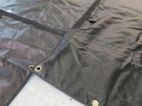 China 16oz Waterproof Tear-Resistant Lumber Tarp for Flatbed Truck Cover PVC Tarpaulin for sale