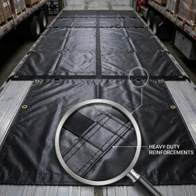 China 20'x27' 6' Drop Flatbed Truck Tarp for sale