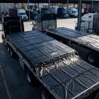 China 20'x27' 6' Drop Flatbed Truck Tarp for sale