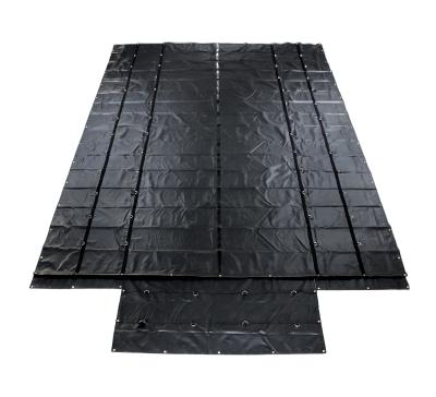 China Heavy‑Duty PVC Truck Cover Tarp, Waterproof Wear‑Resistant Weatherproof Tarpaulin for Dump Truck Pickup Cargo Protection & Logistics Transportation for sale