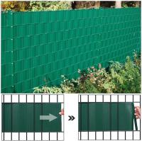 China Green RAL6005 PVC Fence Strip for sale