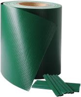 China Green RAL6005 PVC Fence Strip for sale