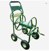 China Outdoor Handy Foldable Pull Wheeled Frame Camping Garden Flower Water Wagon Hose Cart Trolley for Tools for sale