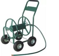 China Stainless Steel Water Hose Reel on 4 Wheel Cart for House Cleaning and Flower Watering for sale